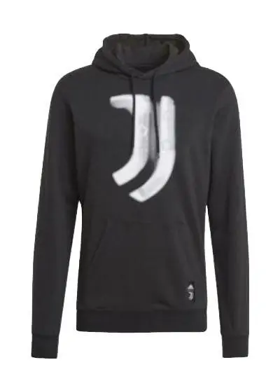 Adidas Juventus Pattern Printing Hooded Pullover - Default Color