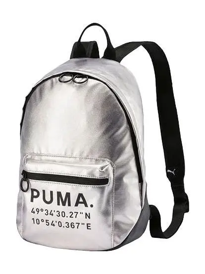 PUMA Prime Time Archive Backpack - Sliver/black