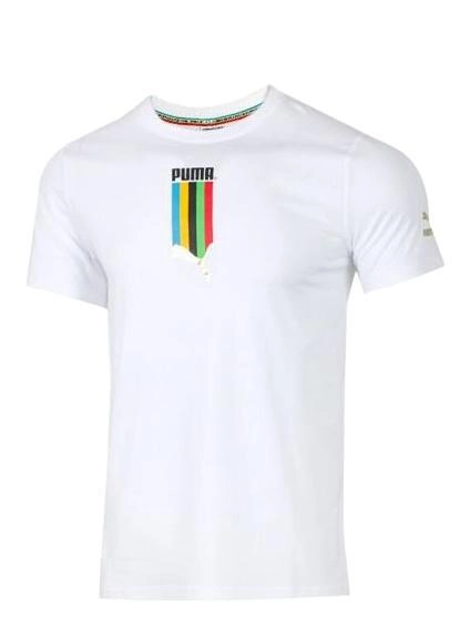 PUMA Tfs Graphic Tee Living Series Sports Short Sleeve White - Default Color