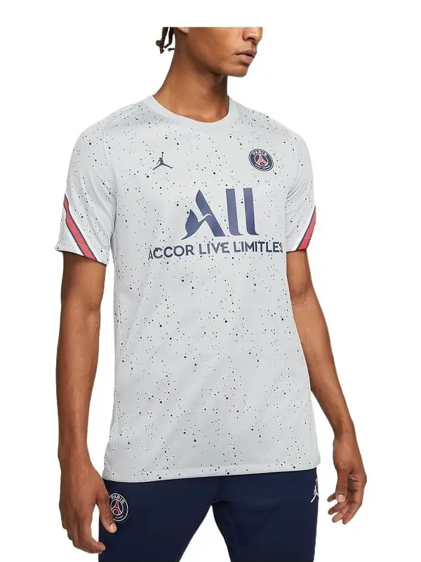 JORDAN X Psg Strike 4th Jersey 'wolf Grey - Wolf Grey/midnight Navy