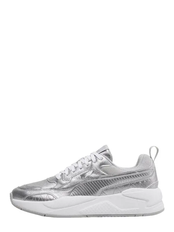PUMA X-ray2 Square Metallic Tum Sneakers - Silver/white