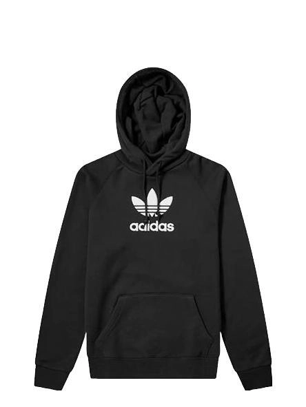 Adidas Originals Adicolour Premium Hoody With Logo - Black