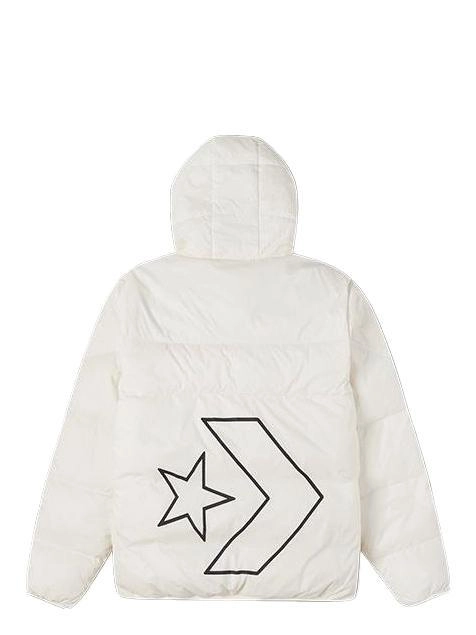CONVERSE Hooded Down Jacket - White