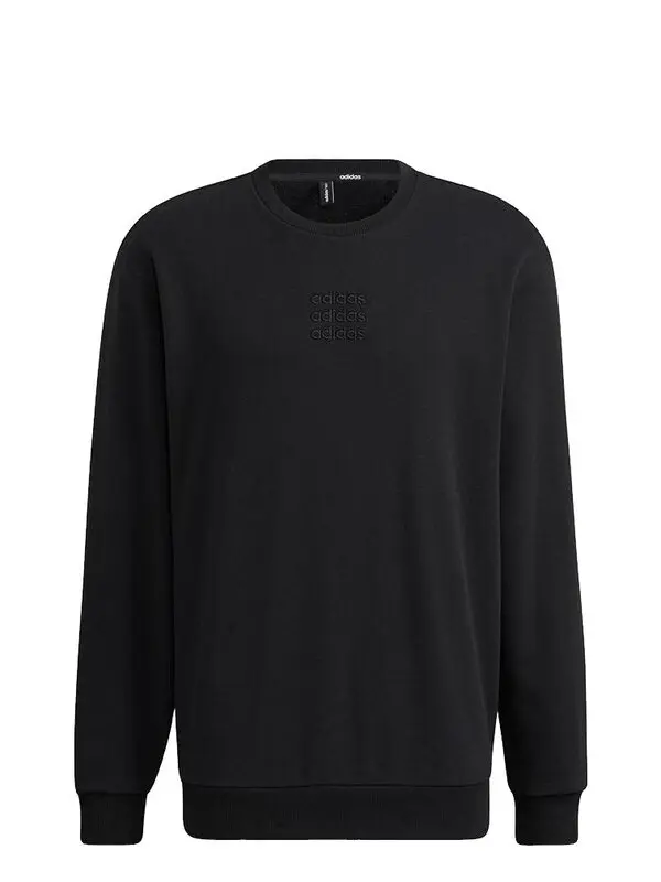 Adidas Embroidered Logo Pullover Sweatshirt - Multi-color