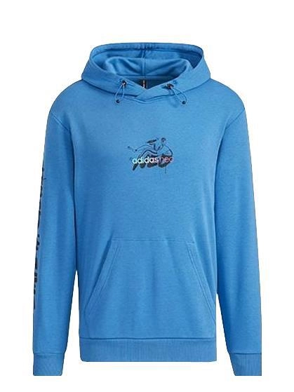 Adidas Neo Hoodie With Graffiti Logo Alphabet Printing - Multi-color