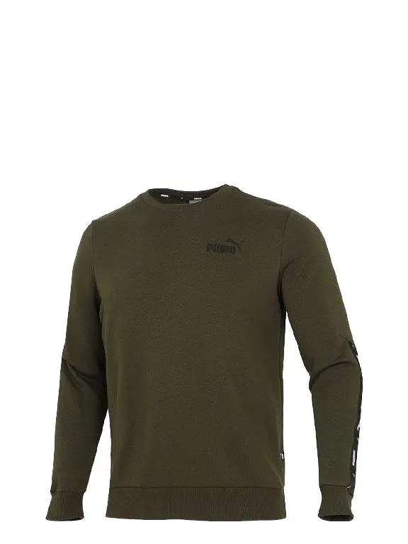PUMA Side Sports Round Neck Pullover - Green