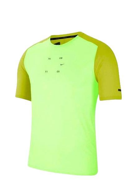 Nike Tech Pack Short Sleeve Running Top - Yellow