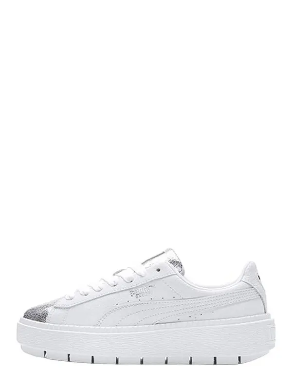 PUMA Platform Trace Biohacking Low Top Sneakers - Silverwhite