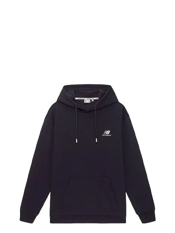 NEW BALANCE Logo Printed Hoodie - Black