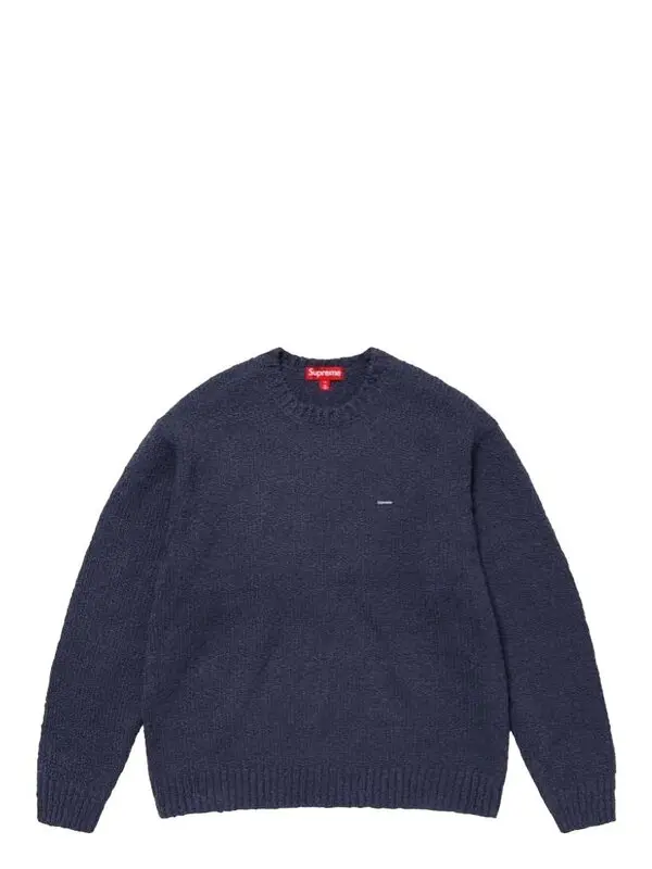 Supreme Bouclé Small Box Pullover - Navy