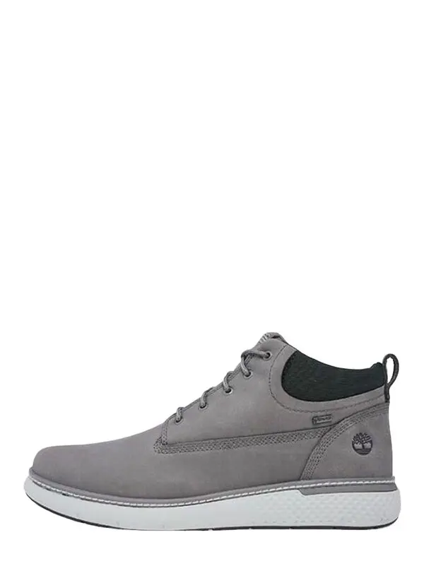 Timberland Cross Mark W Mid Top Waterproof Casual Sneakers - Gray
