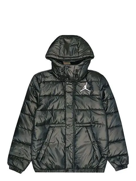 JORDAN Air Athleisure Padded Hooded Jacket - Black