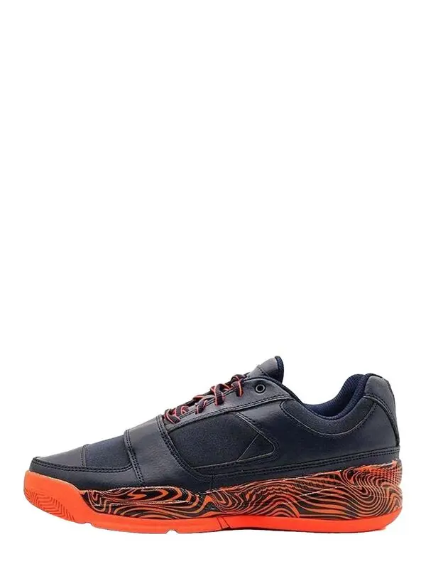 Adidas Lightswitch Low Basketball Shoes - Black/orange