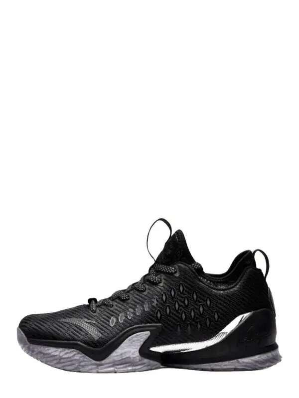 ANTA Kt3 Low X Marvel 'black Panther' Athletic Sneakers - Black/silver