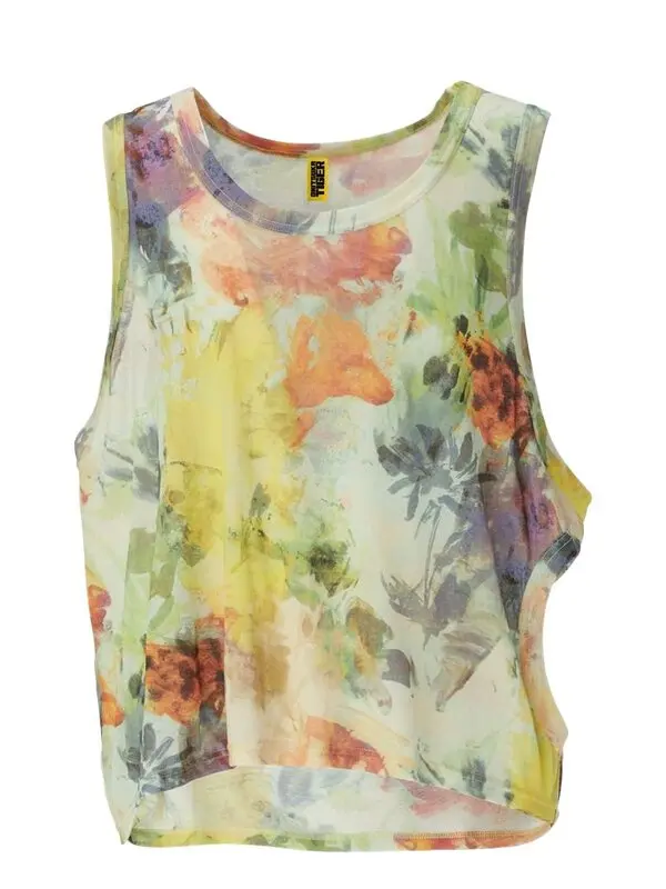 Onitsuka Tiger Printed 2-way Tank Top - Multi-color