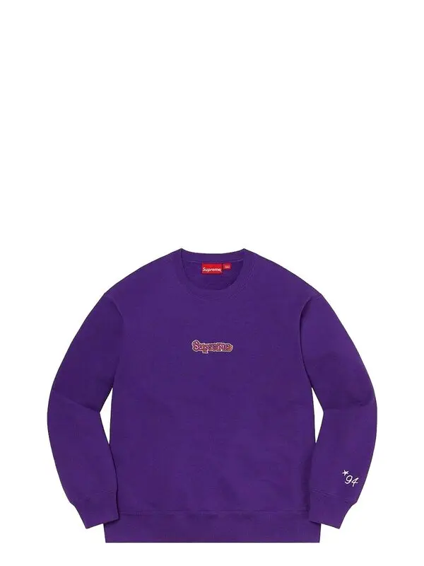 Supreme Gonz Logo Crewneck - Purple/pink