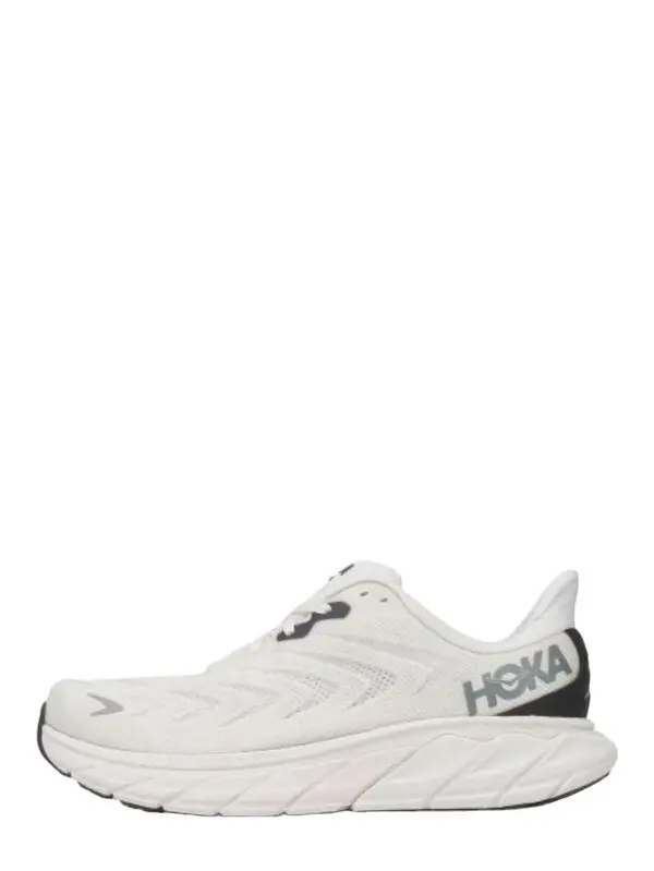 Hoka One One Arahi 6 Athletic Sneakers - Champagne White/metallic Grey