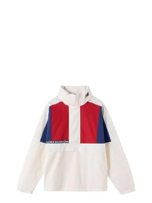 NEW BALANCE Colorblock Jacket - White/blue/red