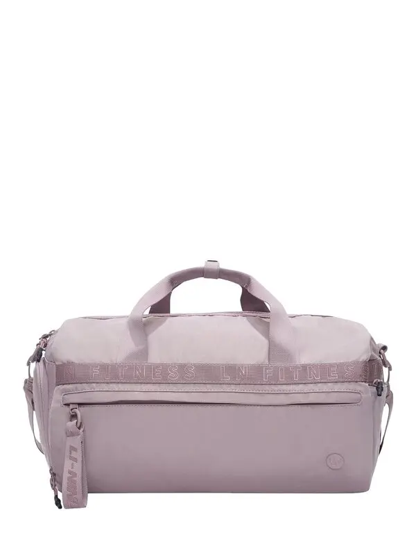 LI-NING Logo Duffle Bag - Mauve