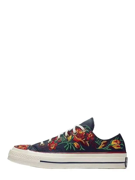 CONVERSE Chuck 70 Low Parkway Floral Embroidery - Black