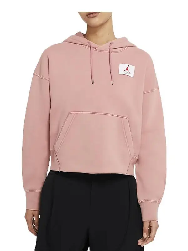 JORDAN Air Flight Fleece Pullover - Pink