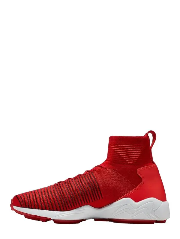 Nike Zoom Air Mercurial Xi Flyknit High-top Sneakers - Red/grey