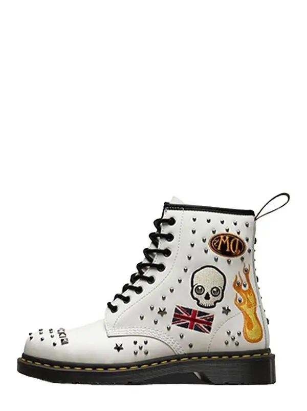 Dr. Martens 1460 Classic 8-eye High Top Boots - White