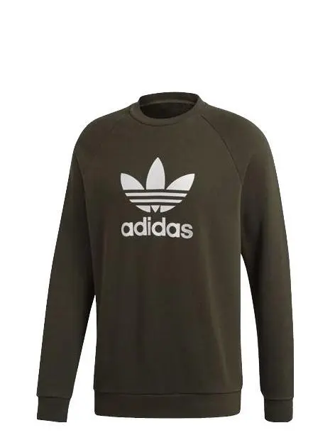 Adidas Originals Trefoil Crew Pullover - Green