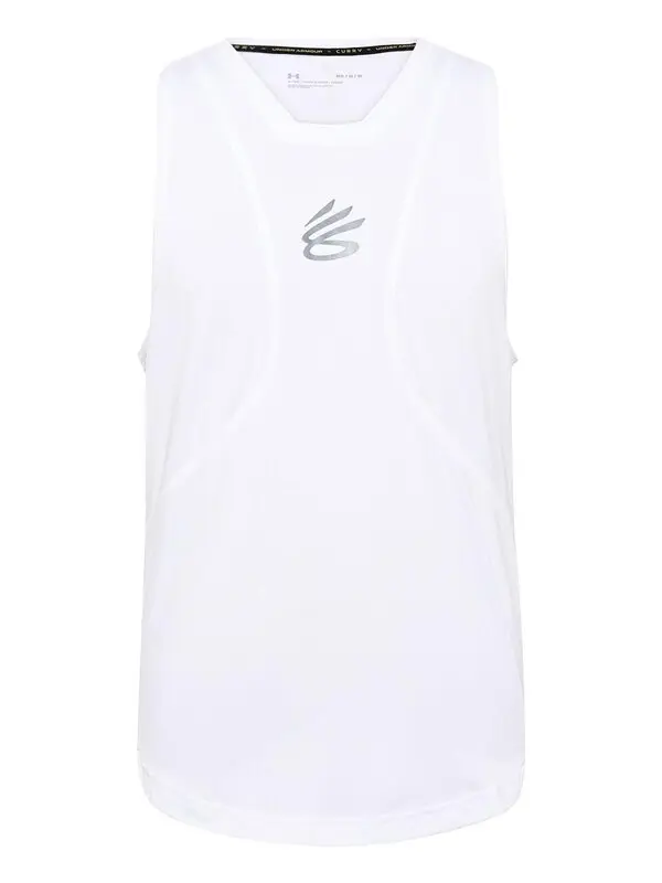 Under Armour Curry Performance Tank - White