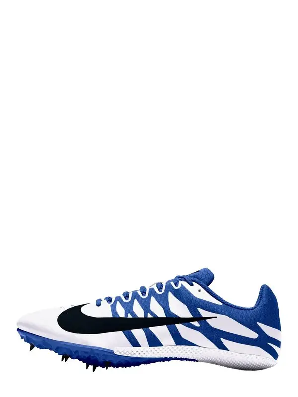 Nike Zoom Rival S 9 Track Spikes - White/blue