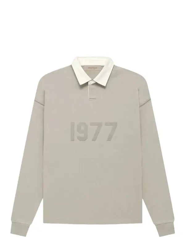 Fear Of God Fw22 1977 Henley Rugby Polo 'smoke - Grey