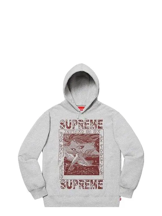 Supreme Doves Hooded Sweatshirt - Grey