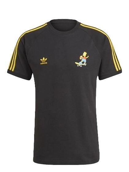 Adidas Originals X The Simpsons Stripes Print - Black