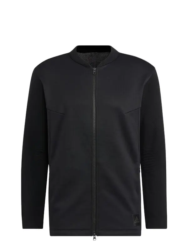 Adidas Logo Back Printing Stripe Zipper Jacket - Default Colorway