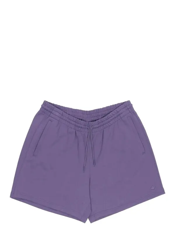 Adidas Originals C Short Ft Solid Color Lacing Sports Shorts - Purple
