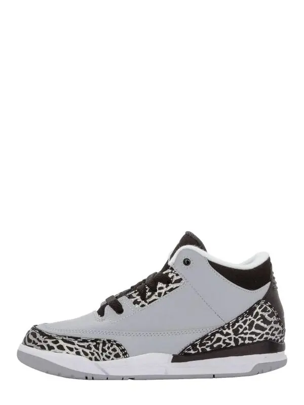 JORDAN 3 Retro High Top Sneakers - Grey