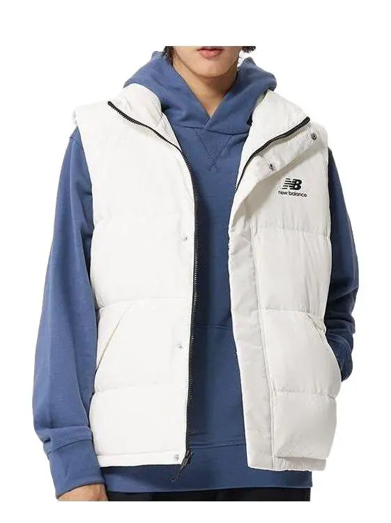 NEW BALANCE Padded Sleeveless Vest - White