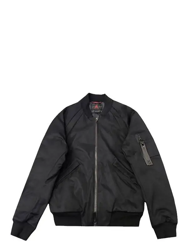 JORDAN Casual Sports Woven Windproof Jacket - Black