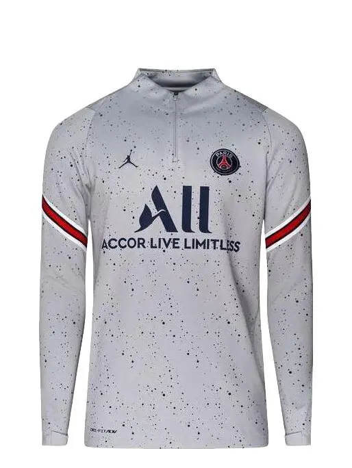 JORDAN X Paris Saint-germain Elite Strike Drill Top - Grey/navy/red