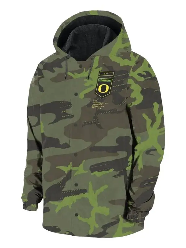 Nike Camouflage Zipper Jacket - Green