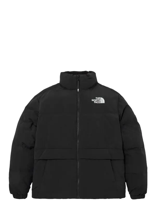 The North Face Fw22 Logo Puffer Down Jacket - Black
