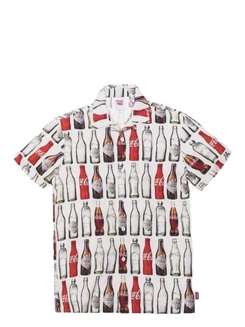 Kith X Coca-cola Bottles Camp Collar Shirt - White