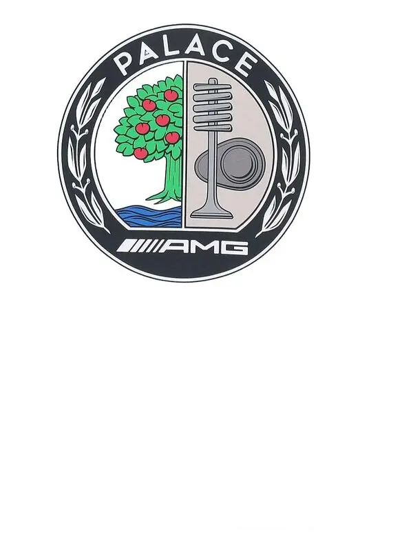 PALACE X Amg Crossover Emblem T-shirt - White