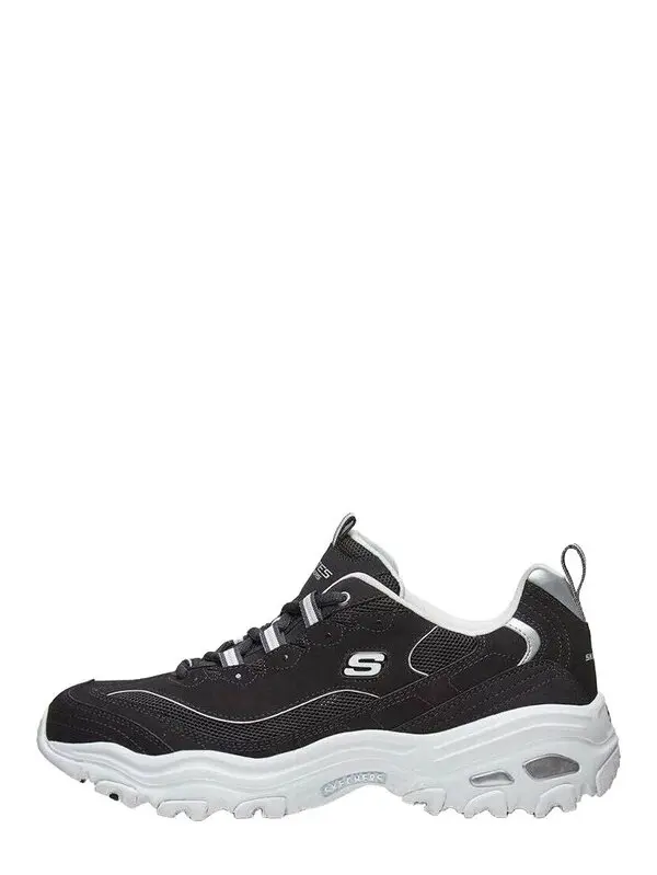 Sketchers D'lites 1.0 Low Top Sneakers - Black
