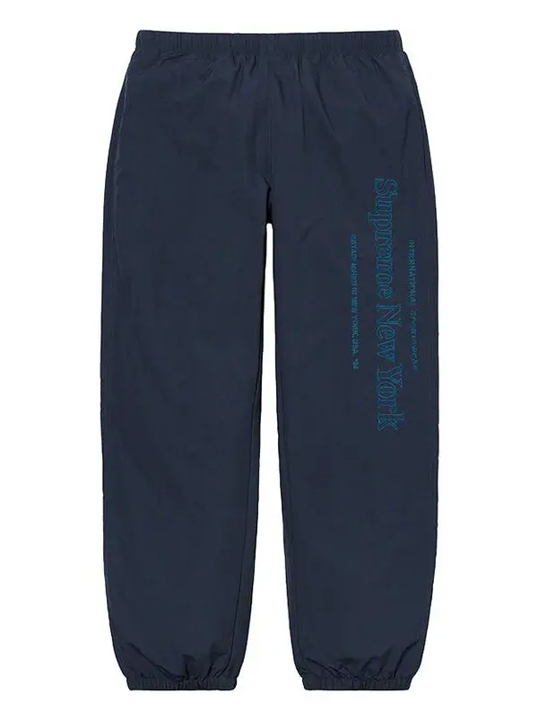 Supreme Side Logo Track Pants - Navy