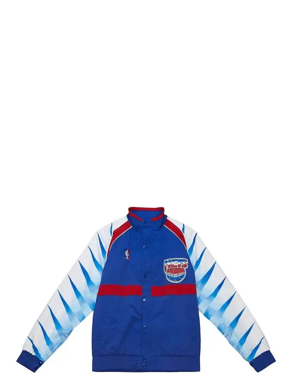 Mitchell & Ness Nba Authentic New Jersey Nets 1990-91 Jacket - Blue/red/white