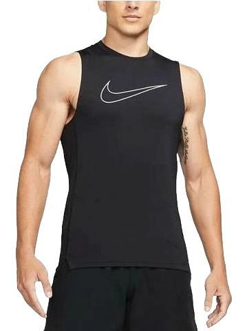 Nike Pro Dri-fit Slim Fit Sleeveless Top - Black