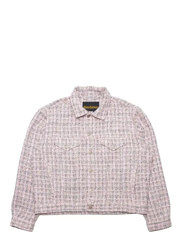 Drew House Boucle Mascot Trucker Jacket - Pink