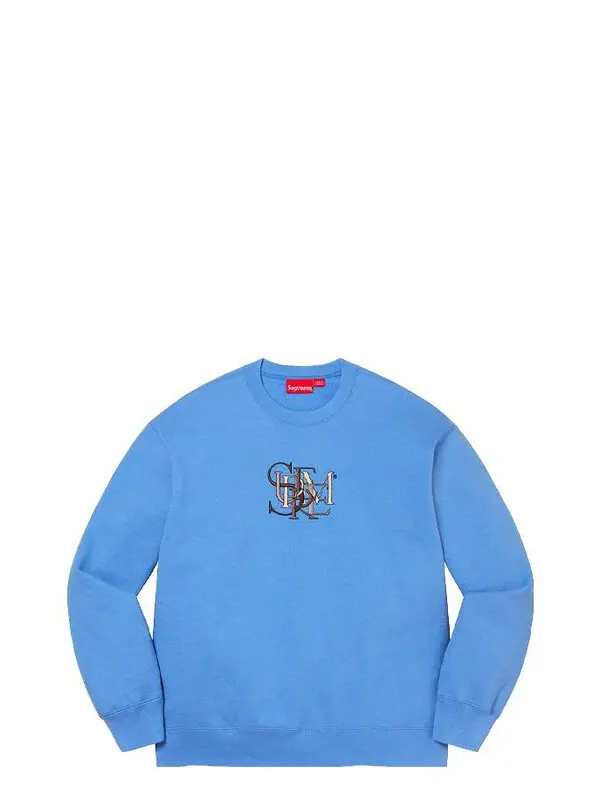 Supreme Overlap Crewneck - Blue/black