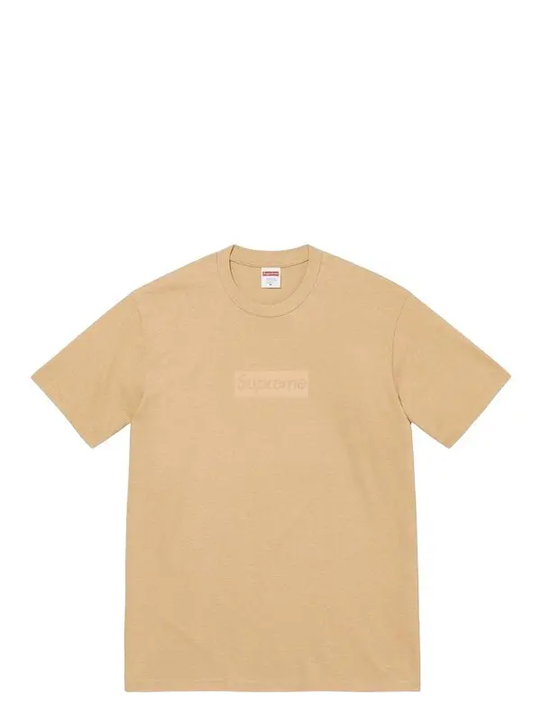Supreme Tonal Box Logo T-shirt - Beige